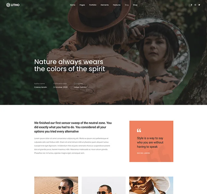 Litho – The Multipurpose React Template