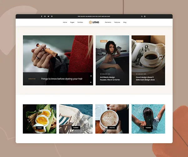 Litho – The Multipurpose React Template
