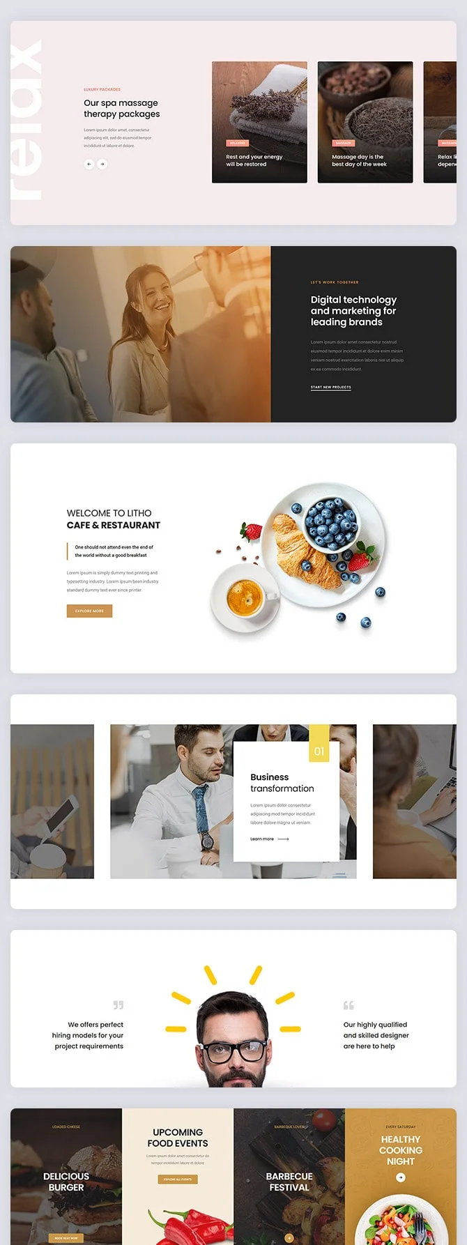 Litho – The Multipurpose React Template