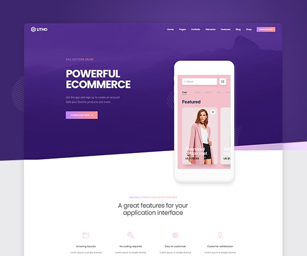 Litho – The Multipurpose React Template